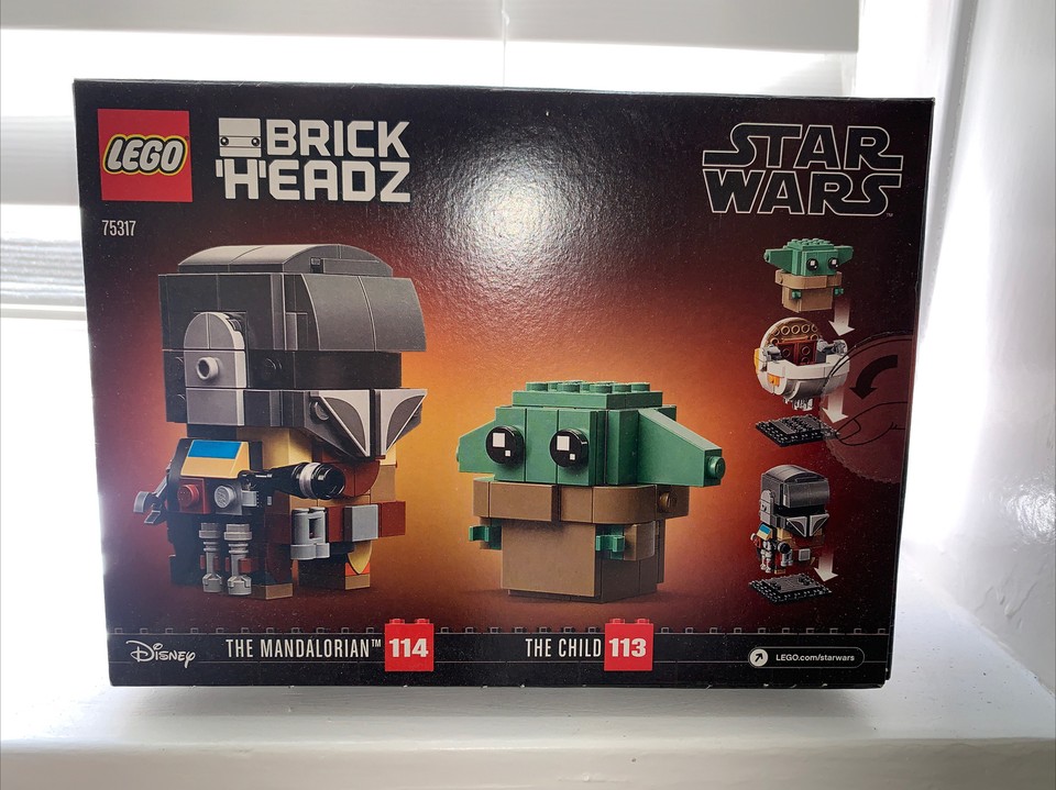 LEGO 75317 Brickheadz The Mandalorian & The Child 295pcs Brand New | eBay
