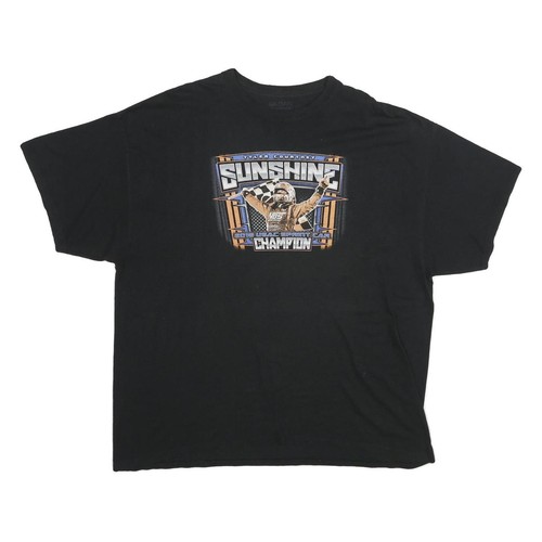 GILDAN Mens Black Tyler Courtney Sunshine Graphic T-Shirt 2XL Short ...