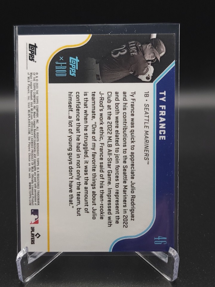 2023 Topps x J-Rod Show Out Ty France Rainbow Parallel /99 Seattle ...