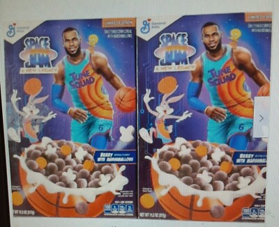 2 Boxes General Mills Space Jam A New Legacy Cereal 11.2 oz LIMITED ...