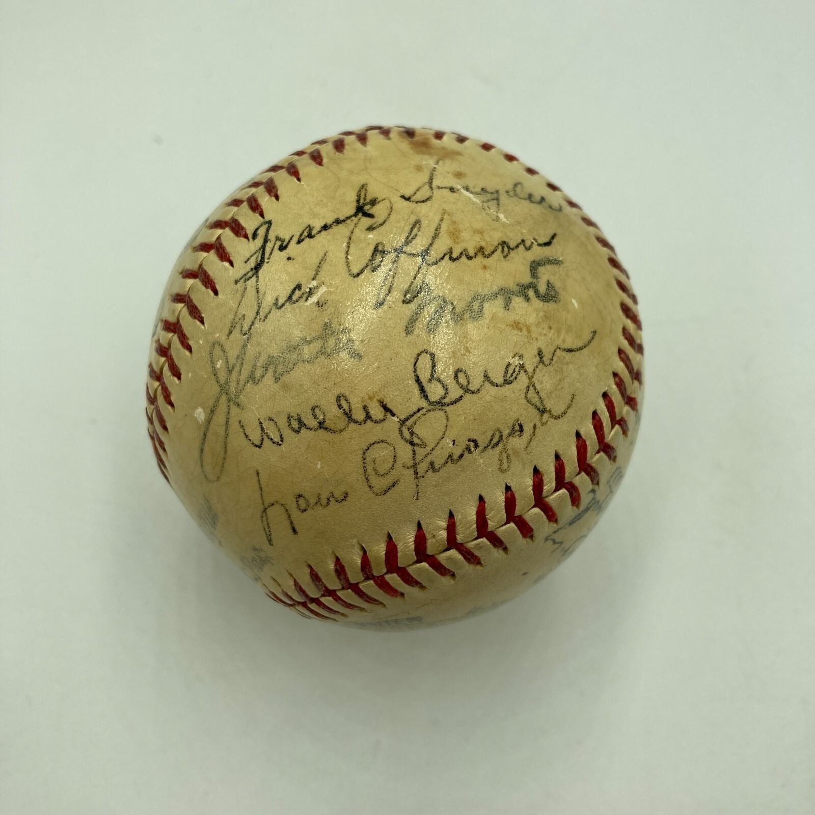 1937 New York Giants NL Champs Team Signed Baseball Mel Ott JSA COA | eBay