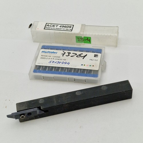 Swiss UTILIS Applitec 16 X 16 Grooving Indexable lathe tool holder No25 ...