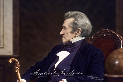 Andrew Jackson - Profile of a President Print based upon his actual ...
