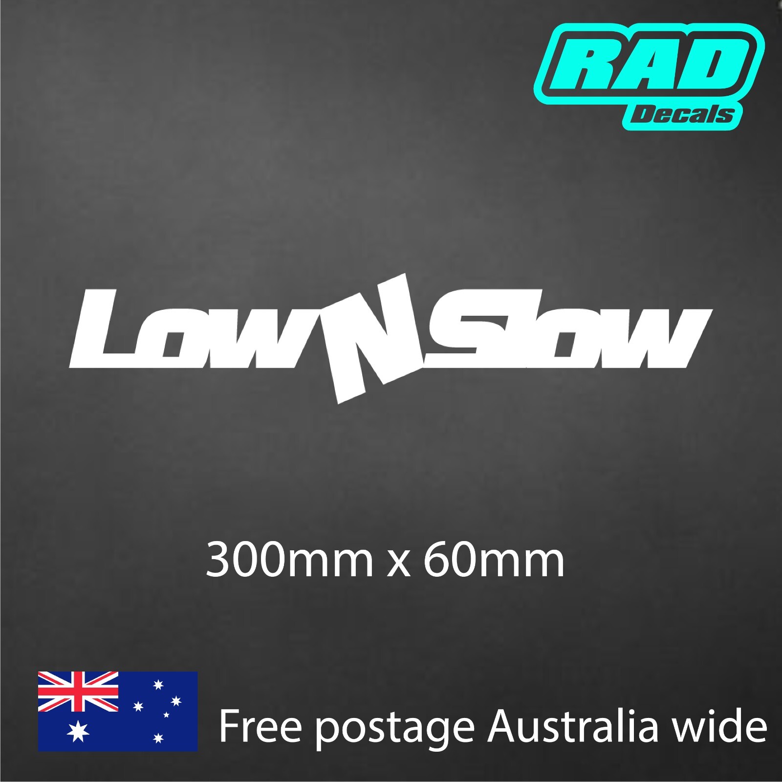 Low N Slow Die Cut Car Decal Funny Vinyl Sticker JDM Hoon Drift Turbo ...