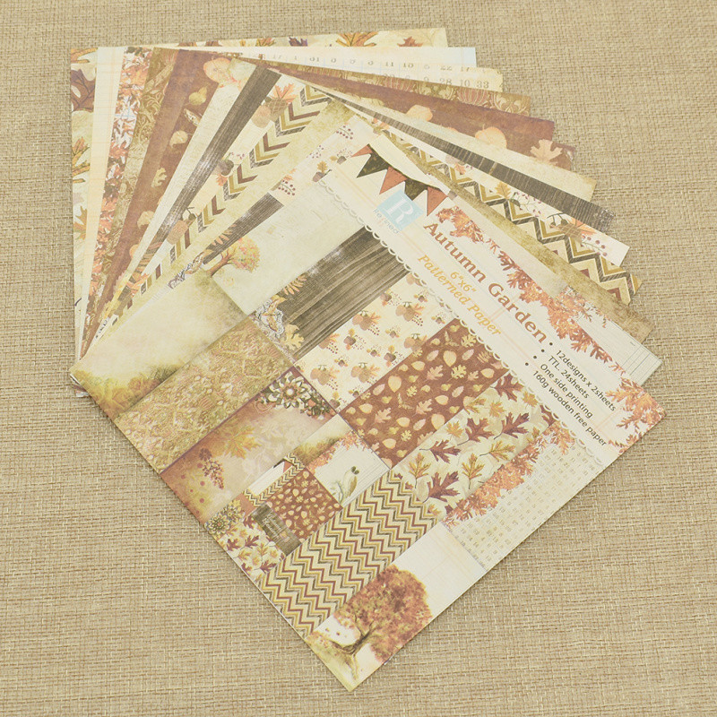 Paper Pad Card Different Patterns Making Background Scrapbook Crafts 1 ...