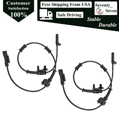 2pcs Front ABS Wheel Speed Sensor Kit For 2011-2014 Dodge Charger 3.6L ...