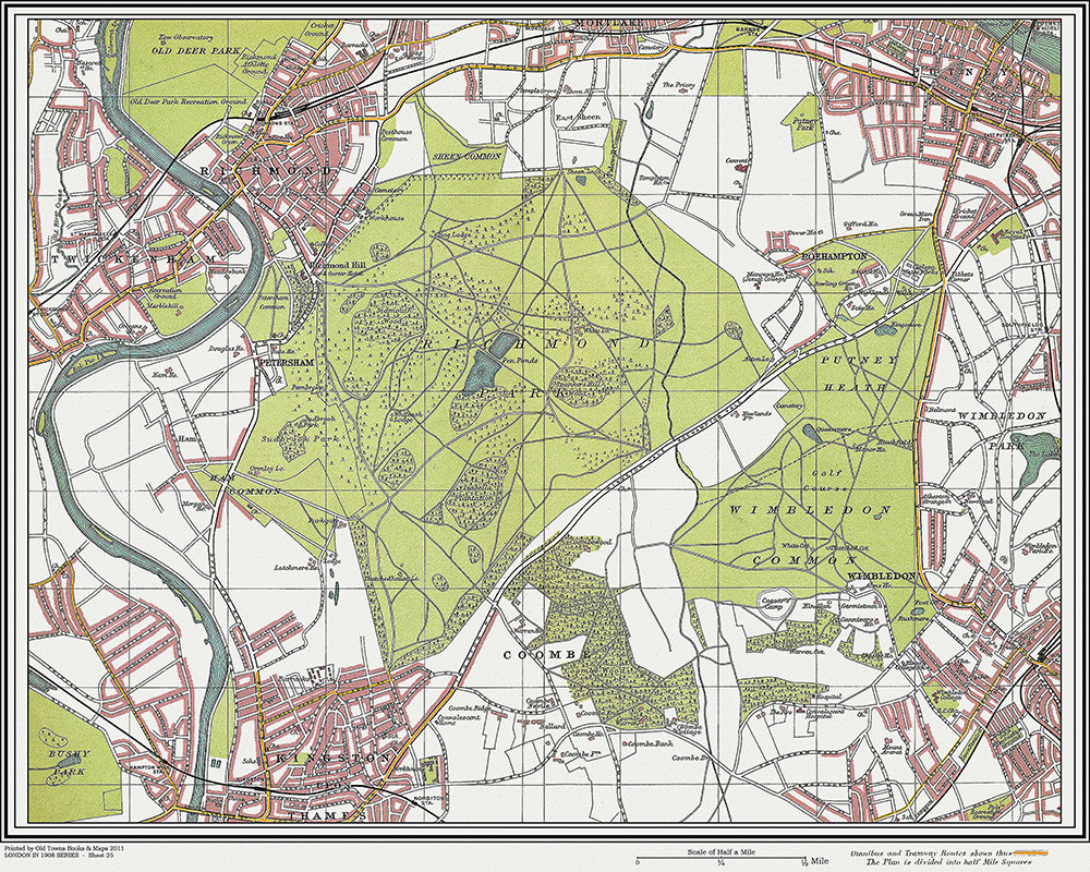 Richmond Park London Map Travelogue: London Hikes Putney To Richmond