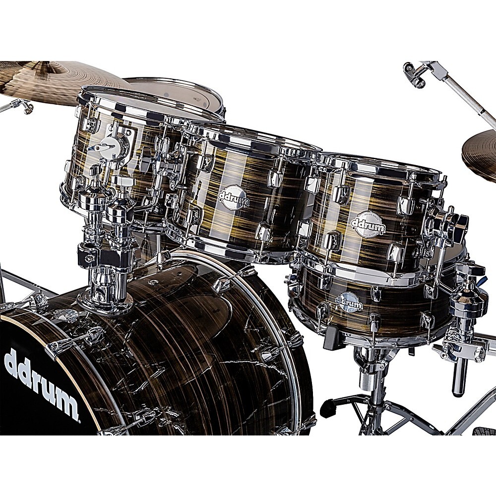 ddrum Dominion Birch 6-Piece Shell Pack With Free 8" Tom Brushed Olive ...