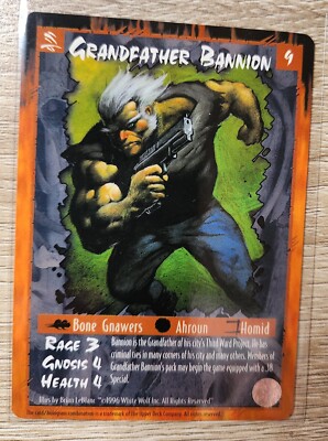 Rage CCG Legacy of the Tribes "Grandfather Bannion" Rare Mint | eBay.de
