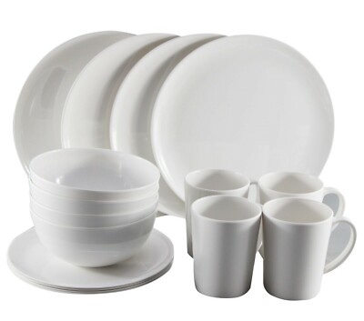 Camptech Victoria 16 Piece Melamine Picnicware Camping Dinner Set | eBay UK