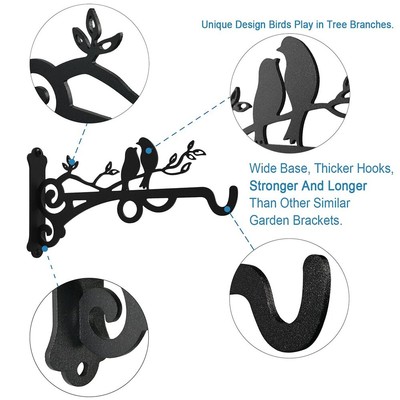 1Pcs/2Pcs Geometry Hanging Basket Hook Metal Plant Hangers Plant ...