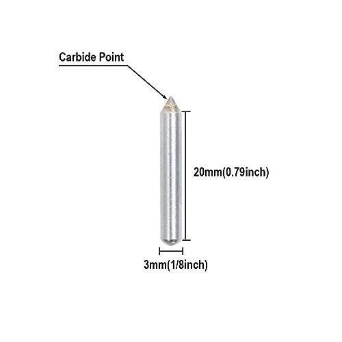 10pcs Scribe Tips Engraver Bits Carbide Point Bit Nozzle For Rotary ...