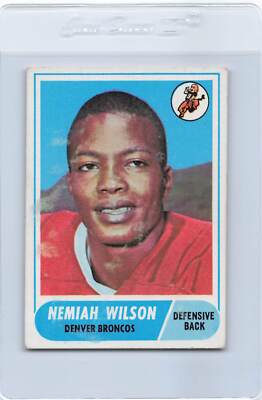 1968 Topps #199 Nemiah Wilson Broncos EX *DA-C9451 | eBay