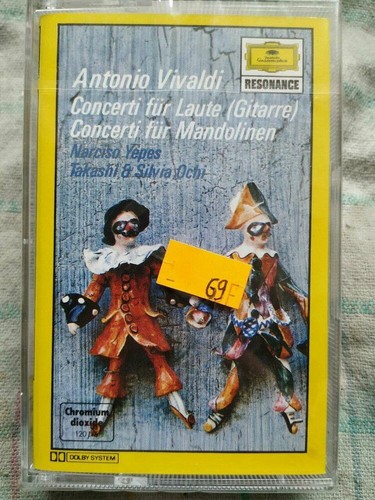 Antonio Vivaldi: Concerti fur Laute Narciso Yepes/ Cassette Audio-K7 ...