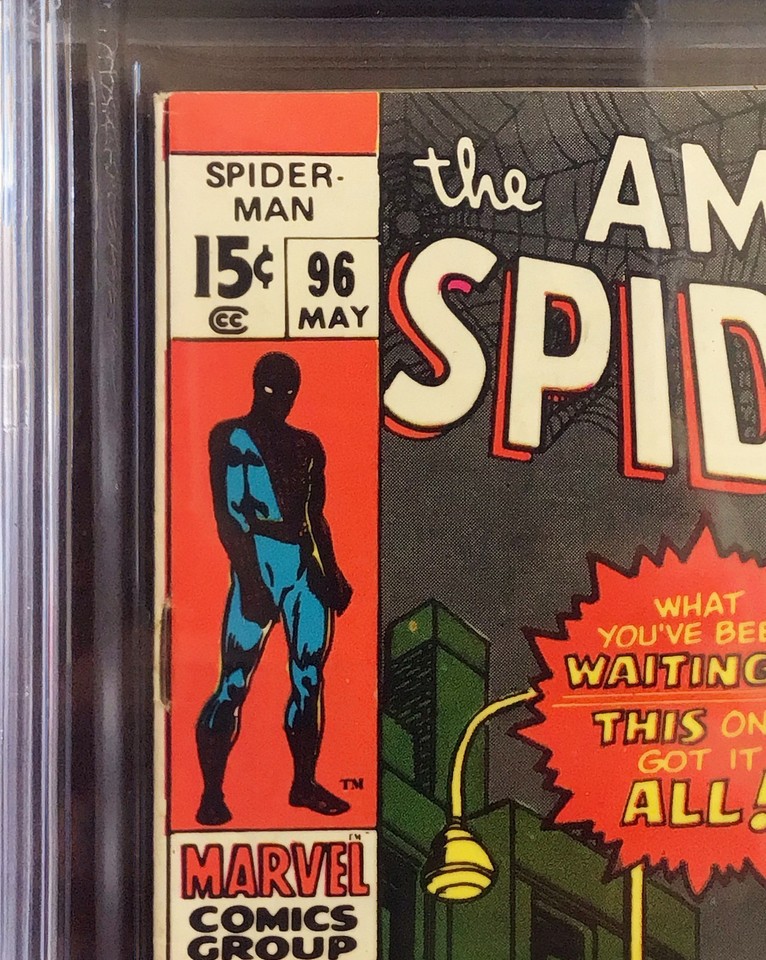 AMAZING SPIDER-MAN #96 CBCS 7.0 1971 STAN LEE ROMITA GREEN GOBLIN APP ...