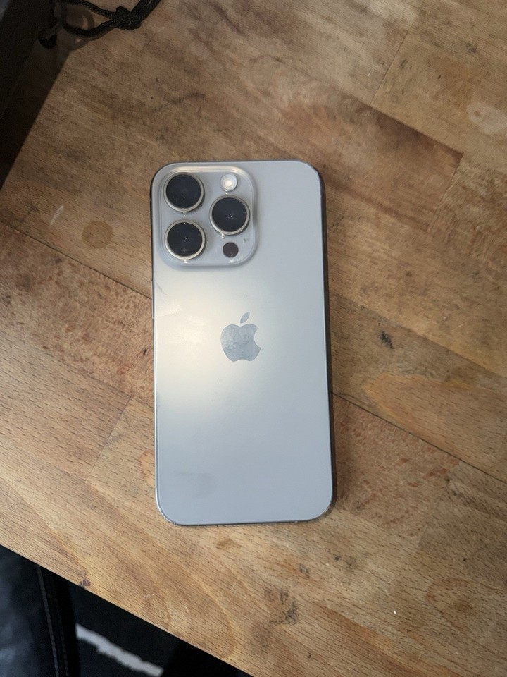 Apple iPhone 15 Pro Silver Wi-Fi Bluetooth iOS Bar Style Smartphone | eBay