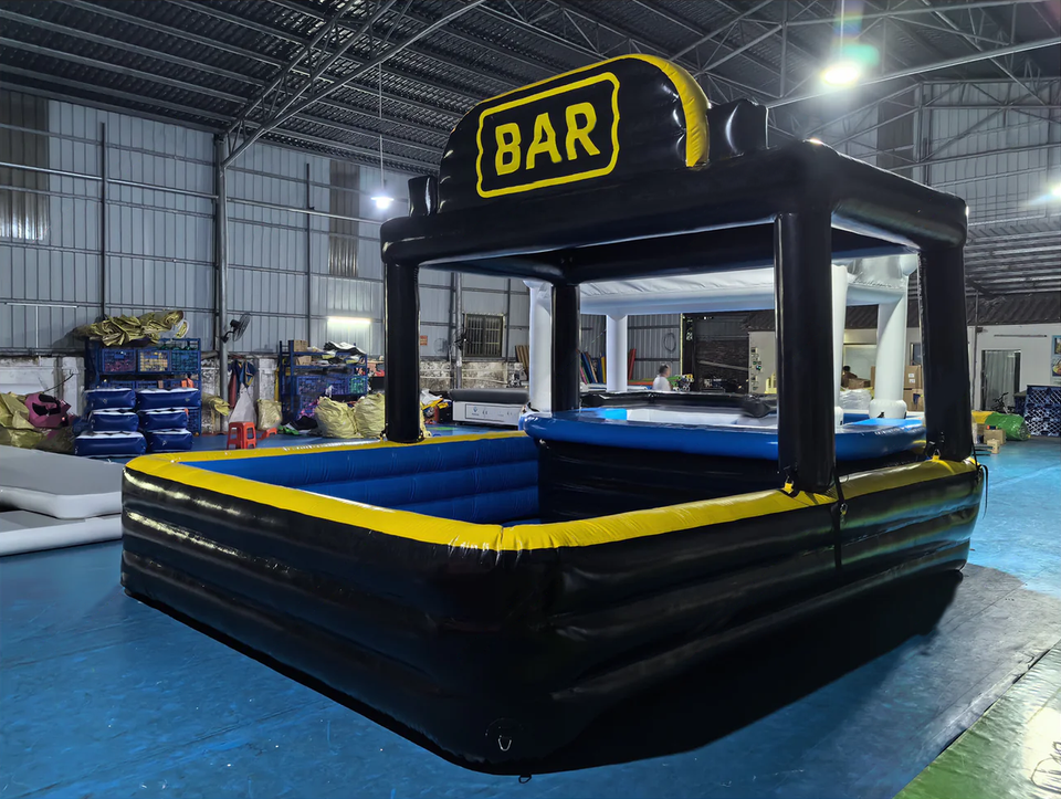 NEW PVC Inflatable Pool Bar Inflatable Pub House Blow Up Pool Bar for ...