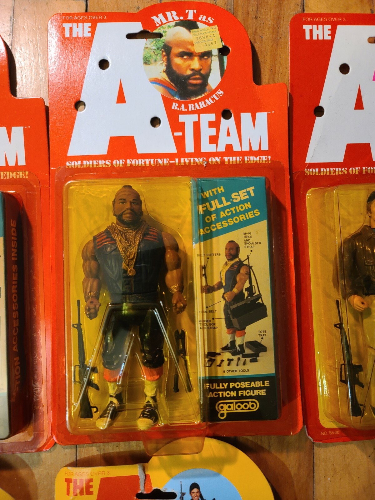 👀 LOT OF 10 A-TEAM FIGURES VINTAGE 1983 SEALED MOC GALOOB ACTION ...