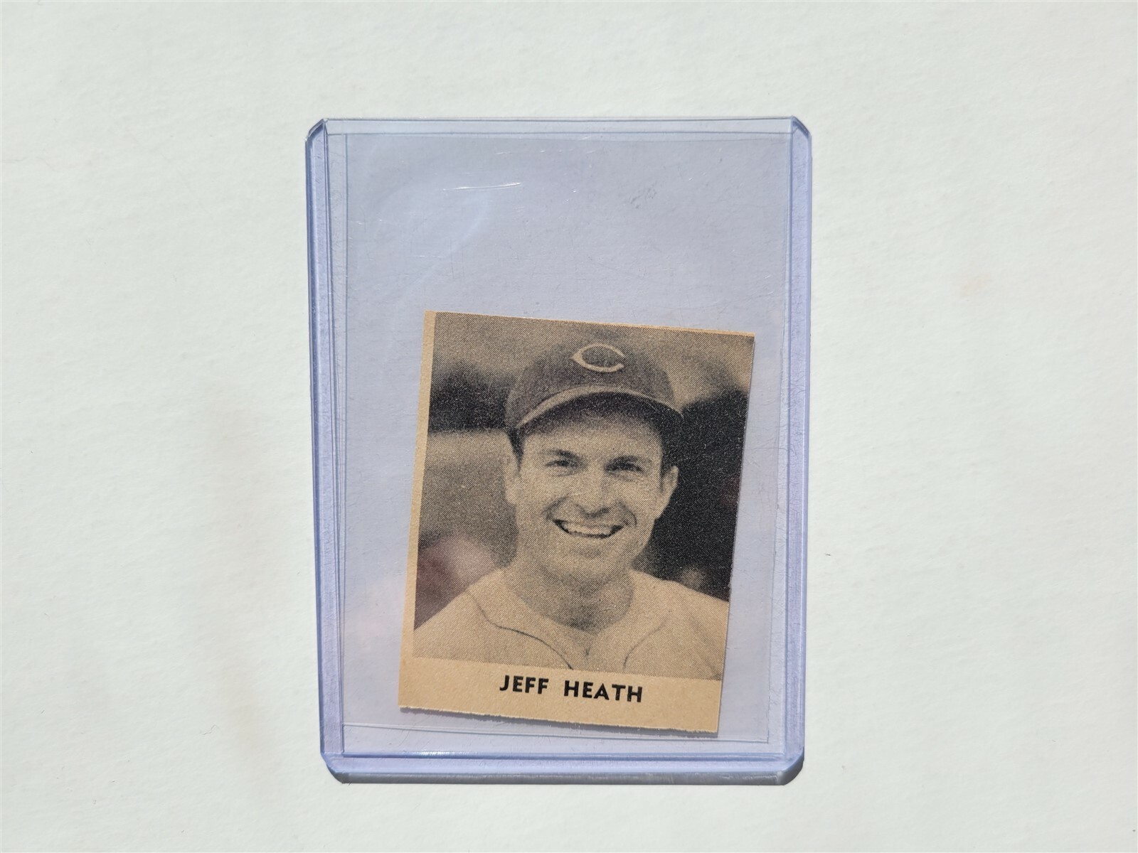 Jim Bagby Jr. & Jeff Heath 1943 Baseball Oddball Cut Out Panel Indians ...