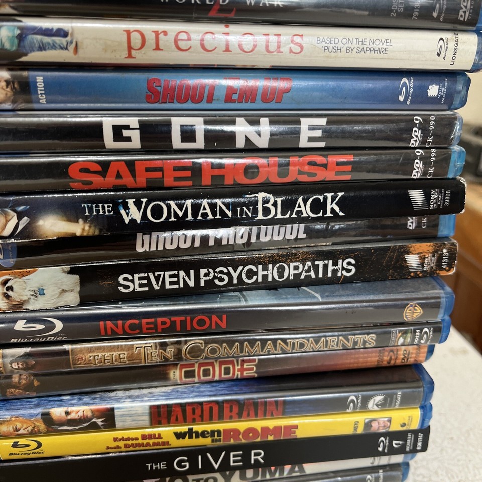 Lot of 57 vintage BLU RAY collection Of Classic dvds! Plus Blu Ray ...