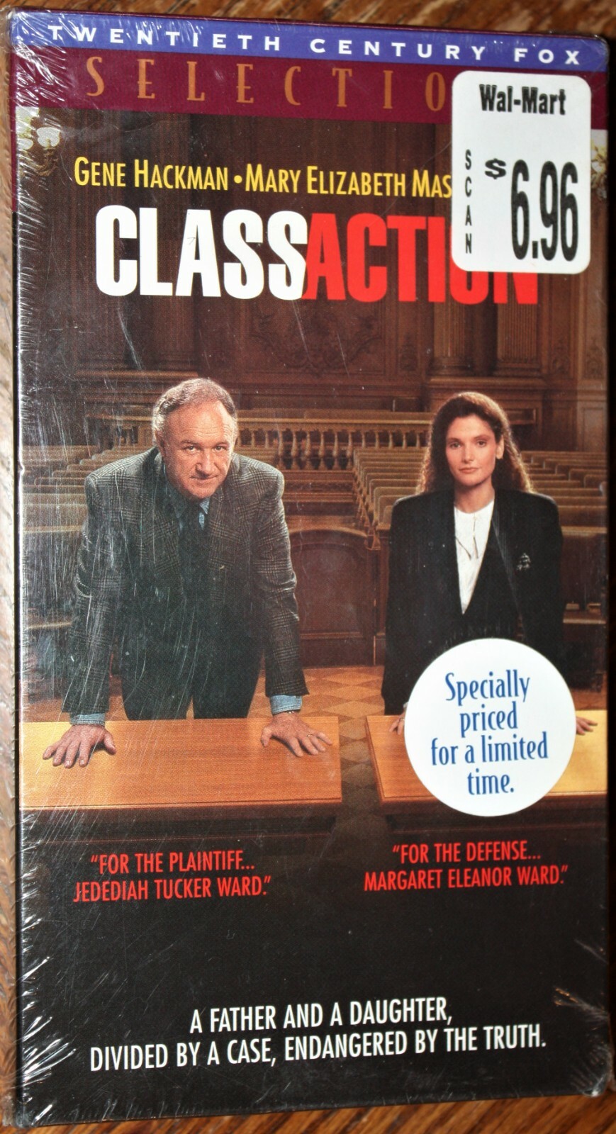 CLASS ACTION (vhs) Gene Hackman, Mary Elizabeth Mastrantonio. Brand NEW ...