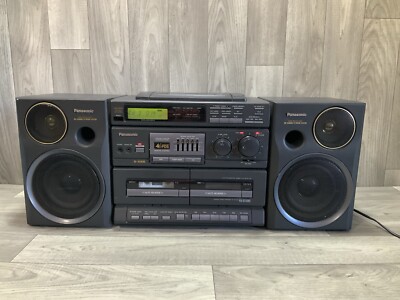 Panasonic RX-DT680 Boombox bundle Radio/CD/ Cassette Tested & Working ...