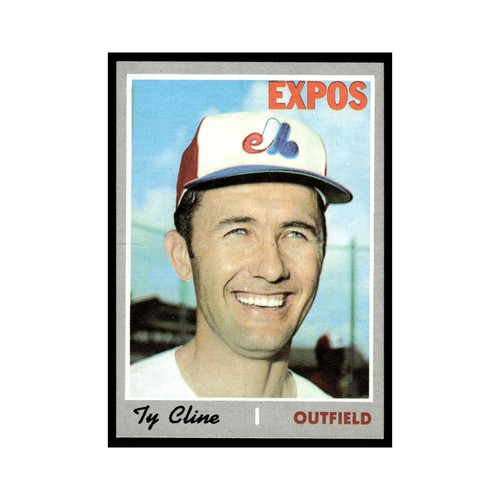 1970 Topps Baseball Card Ty Cline Montreal Expos #164 | eBay