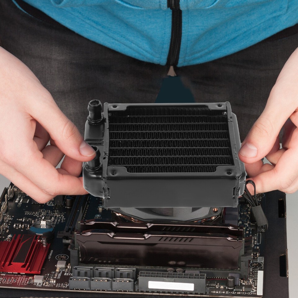 Aluminum Heat Exchanger Computer Water Radiator Cooling Pc Block Gpu ...