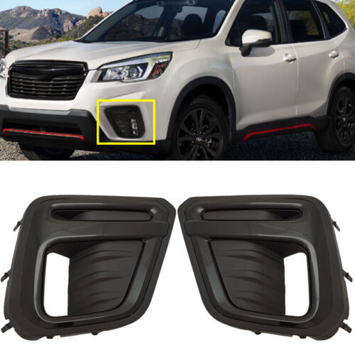Pair Front Fog Light cover Trims For 2019 Subaru Forester Sport ...