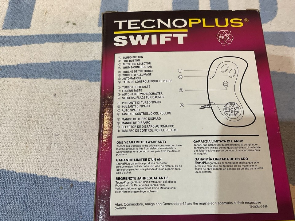 Technoplus Swift TP-200 control pad for Amiga, Atari, and Commodore ...