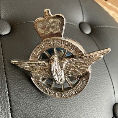 Genuine CIVIL SERVICE MOTORING ASSOCIATION CAR BADGE Collins London ...