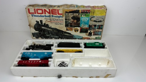 Vintage 1975 Lionel Thunderball Freight 6-1581 27 Gauge Electric Train ...