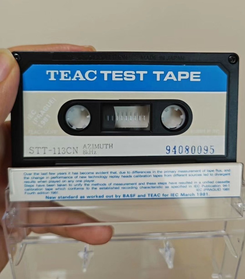 1pc Azimuth TEST TAPE STT-113CN 8KHZ | eBay
