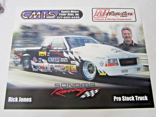 NHRA 2000 Rick Jones CMTS GMC Sonoma Pro Stock Truck Drag Racing Track ...