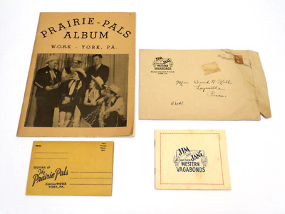 1940s Prairie Pals Album, Shorty Fincher Roy Rogers, Patsy Montana ...