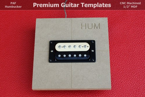 Humbucker and P-90 Pickup Router Template Combo Pack PAF CNC 1/2" MDF 0 ...