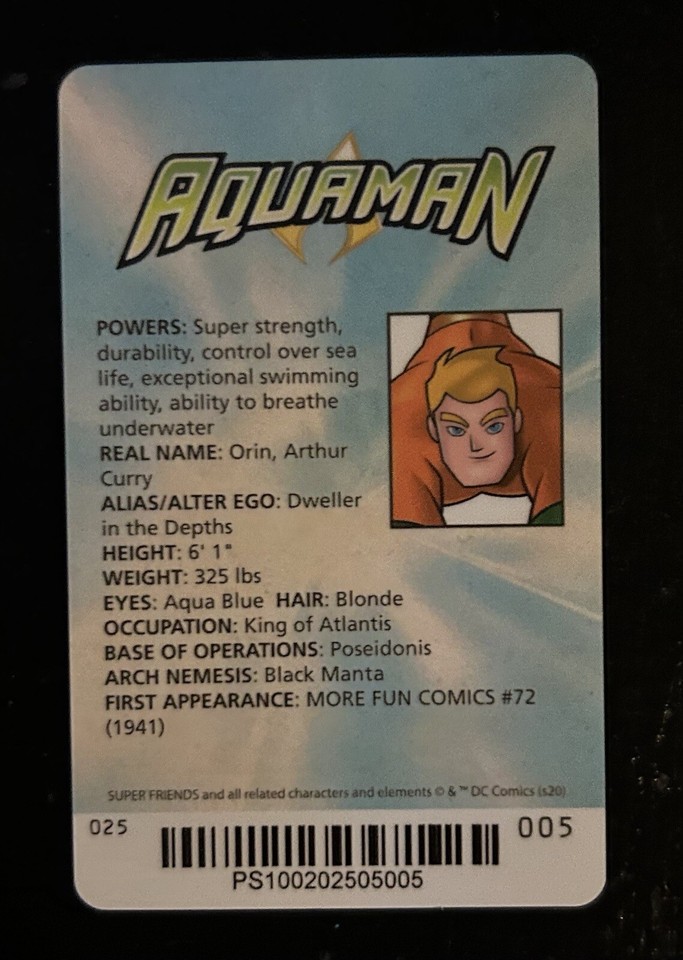 DC Comics Coin Pusher Aquaman Card Series 4 RARE - Pinstack QUANTITY | eBay