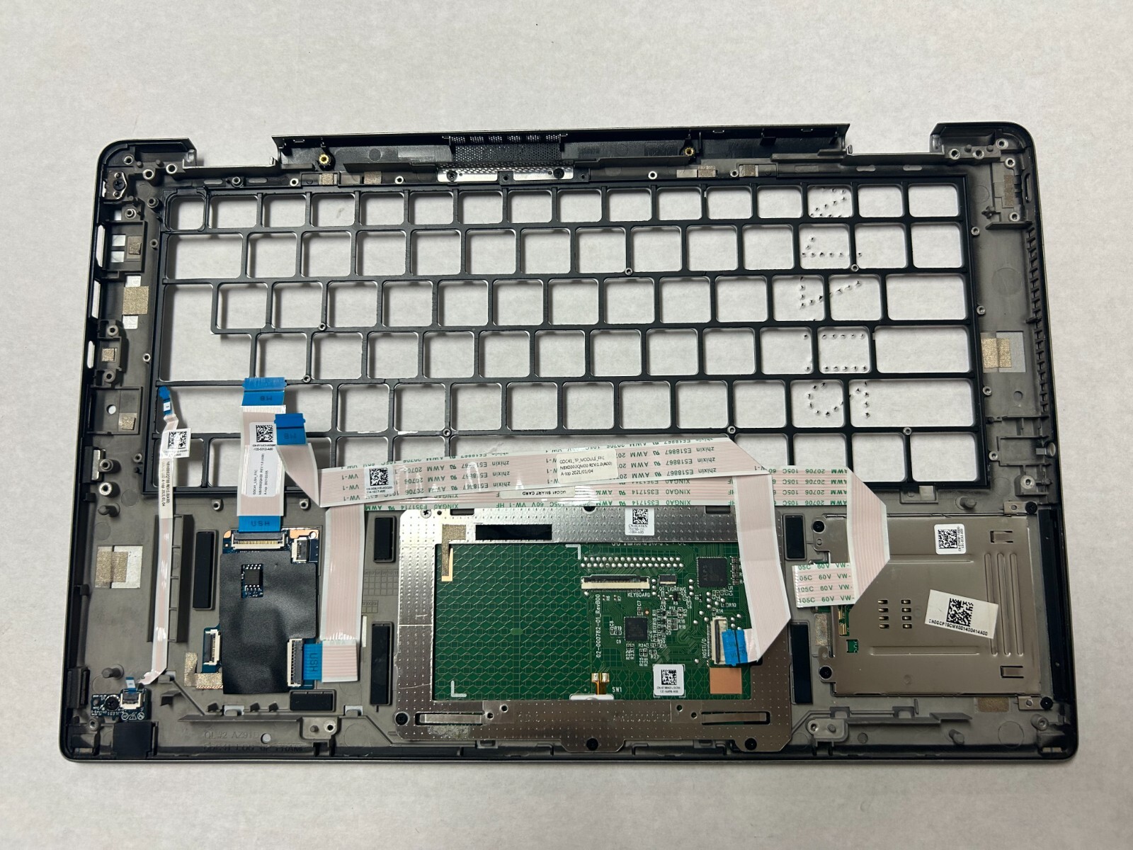 Dell Latitude 7420 Laptop Palmrest Touchpad W/ Smart Card Reader THF8F ...