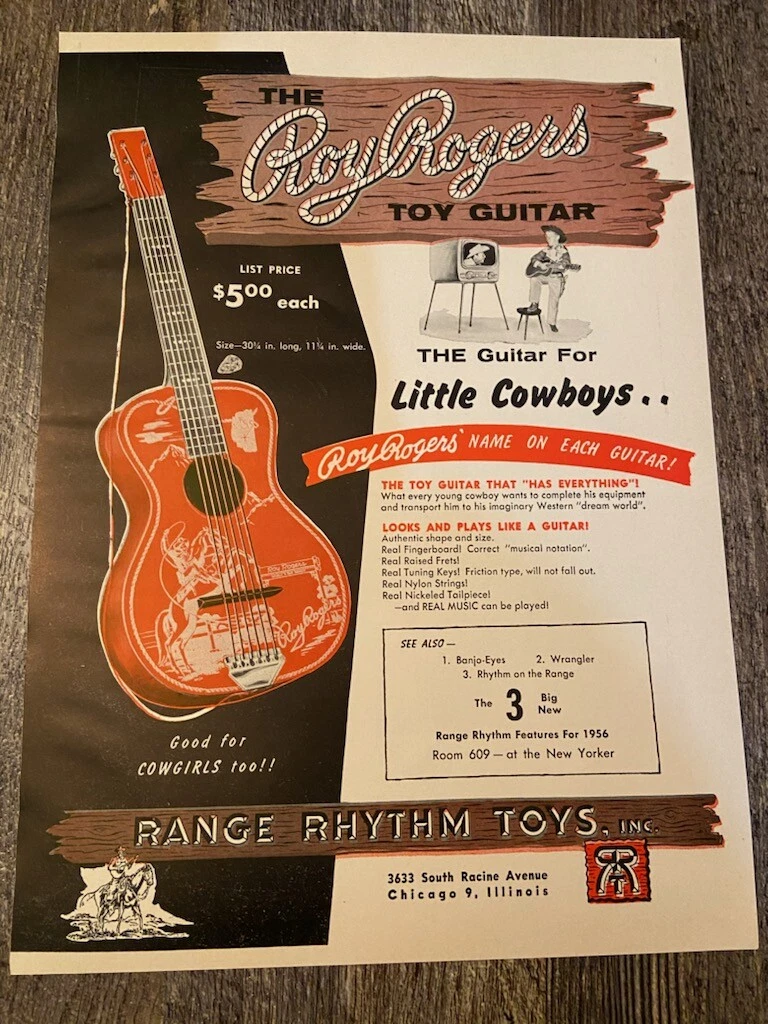 Roy Rogers Toy Guitar