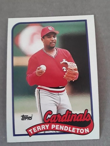 1989 Topps Terry Pendleton baseball card #375. St.Louis Cardinals. | eBay