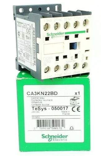 NIB SCHNEIDER ELECTRIC CA3KN22BD CONTROL CONTACTOR 24V DC | eBay