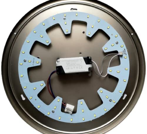 Led Panel Ceiling Light Fixtures 24w 5730 SMD Circle Annular Round ...