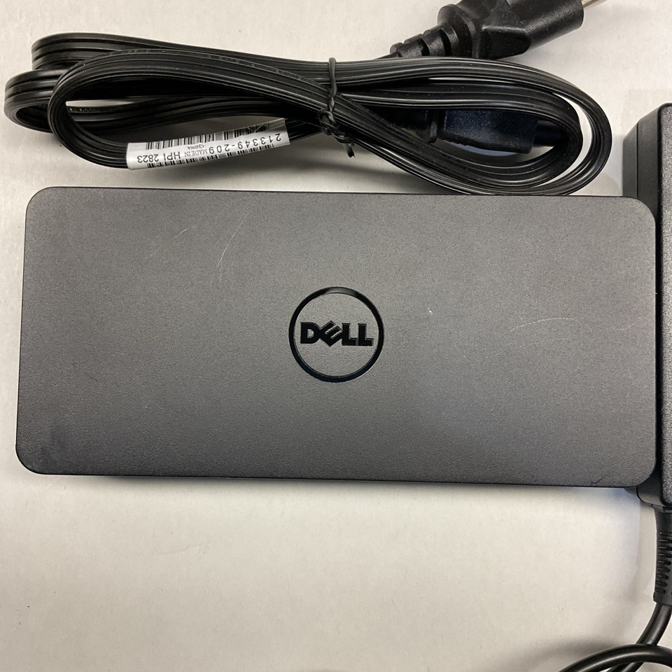 Dell D3100 USB 3.0 Ultra HD/4K Triple Display Docking Station With 65w ...