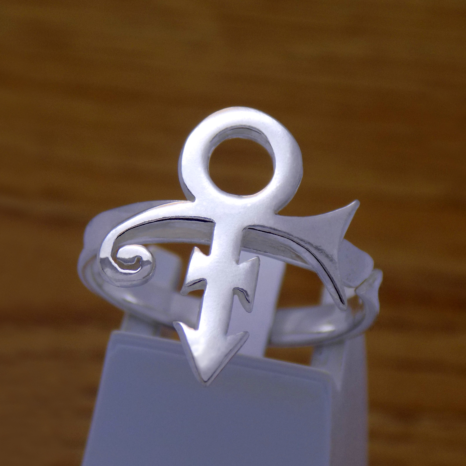 Vintage Solid 925 Sterling Silver Prince Symbol Rogers Nelson ...