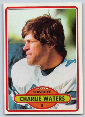 1980 CHARLIE WATERS - Topps Football Card- # 185 - DALLAS COWBOYS | eBay