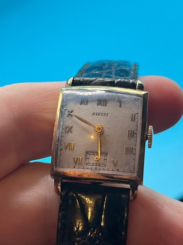 Vintage Harvel Wrist watch Mechanical mens Running! New band | eBay