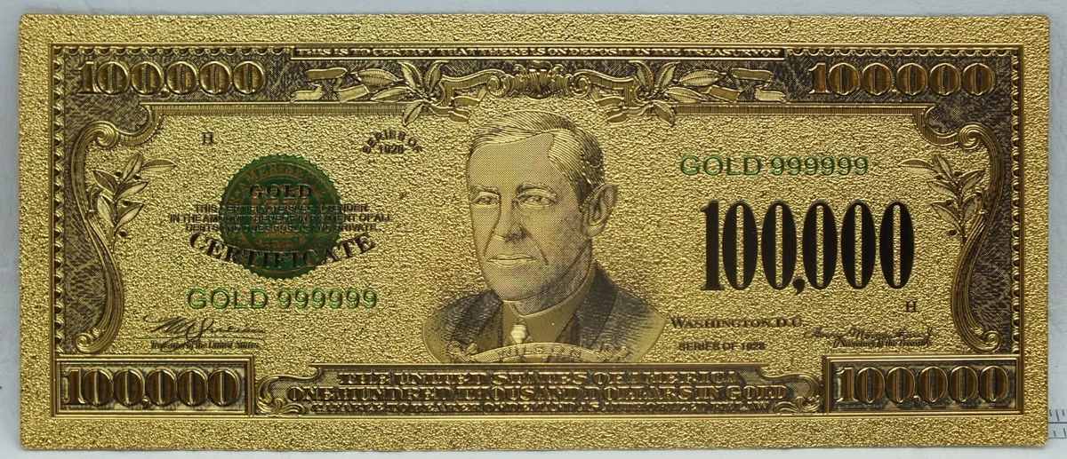 24k Gold Note