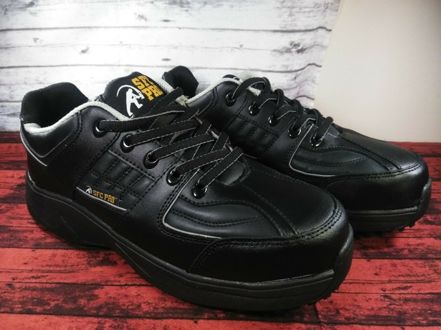 Shoes for Crews Pro SFC Mens Leather Composite Toe Work BOOTS Black 7m ...