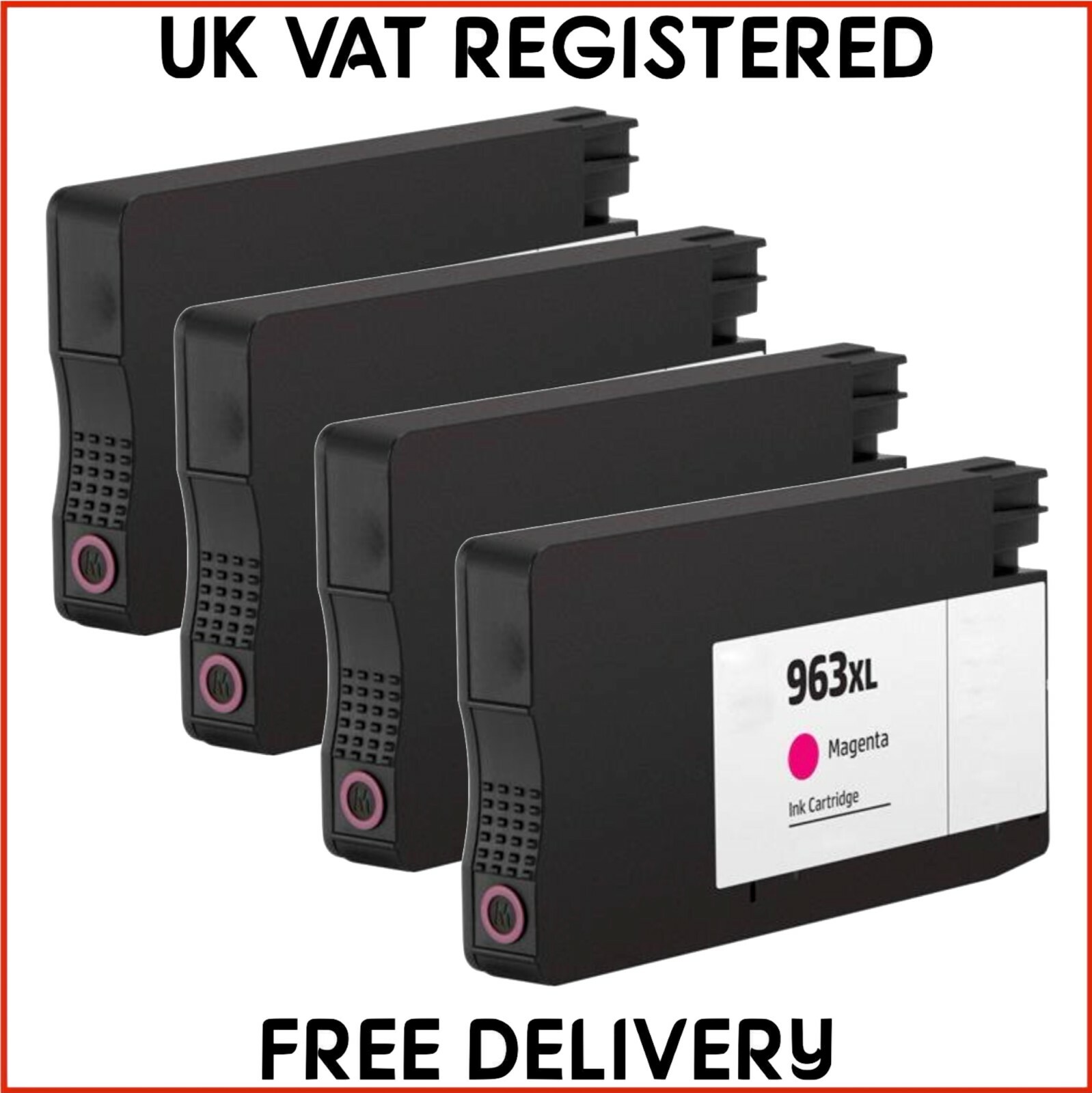 963XL Ink Cartridges for HP OfficeJet Pro 9010 9010e 9012 (LOT) non-oem ...