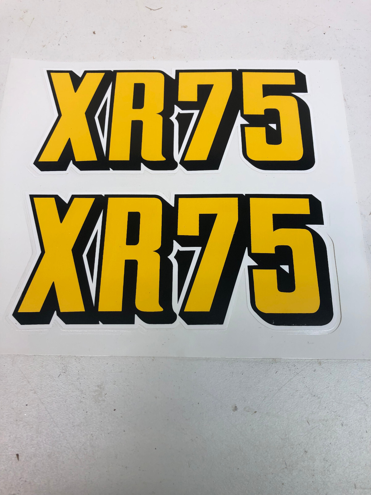 1974 Honda XR75 Side Panel Decal Set 1974 K1 XR-75 NEW | eBay